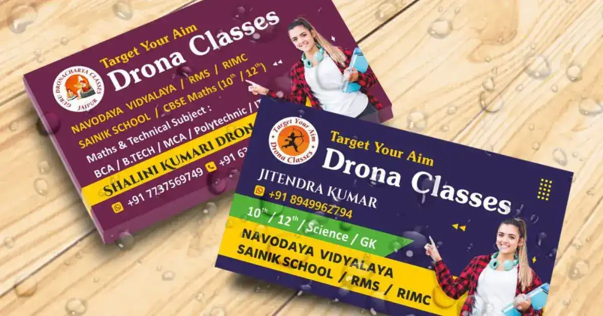 Impressive Non Tearable Waterproof Visiting Card - Printend